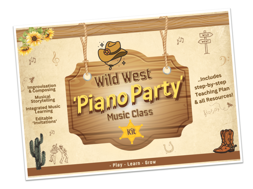 'Wild West' | Piano Party Kit 88 Musical Keys
