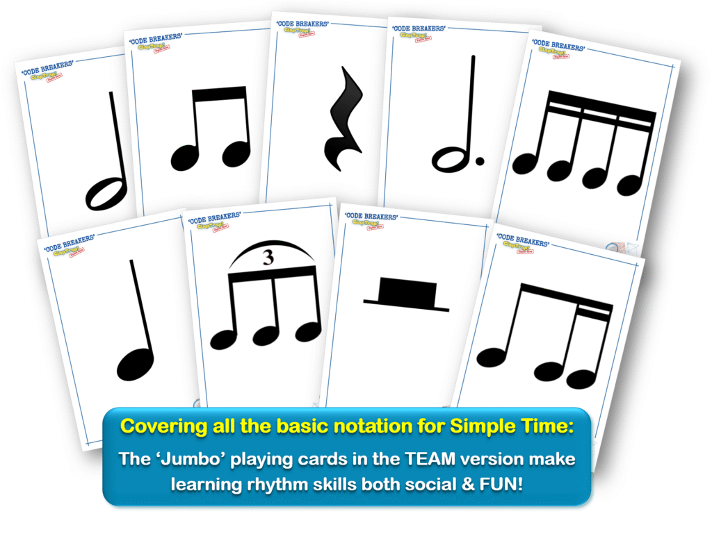 Epic Rhythm Teaching Resource: 'CODE Breakers ClapTrap'