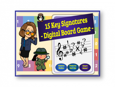 Key Signatures Tutorial and Game Creative Music Teaching Resources