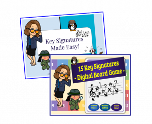 Key Signatures – Memory Helper Charts 88 Musical Keys