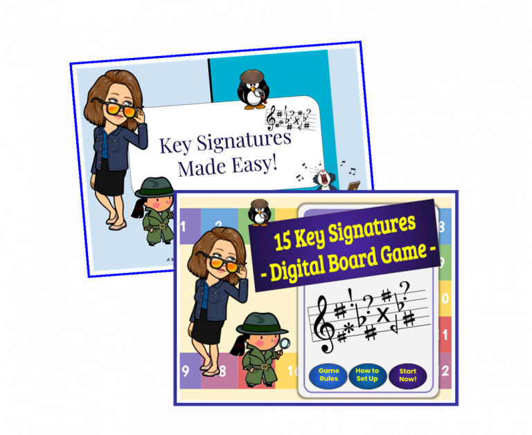 Key Signatures – Memory Helper Charts 88 Musical Keys