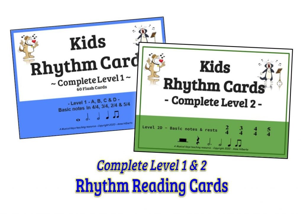Music Flashcards | Pitch Reading Levels 1 to 6 88 Musical Keys